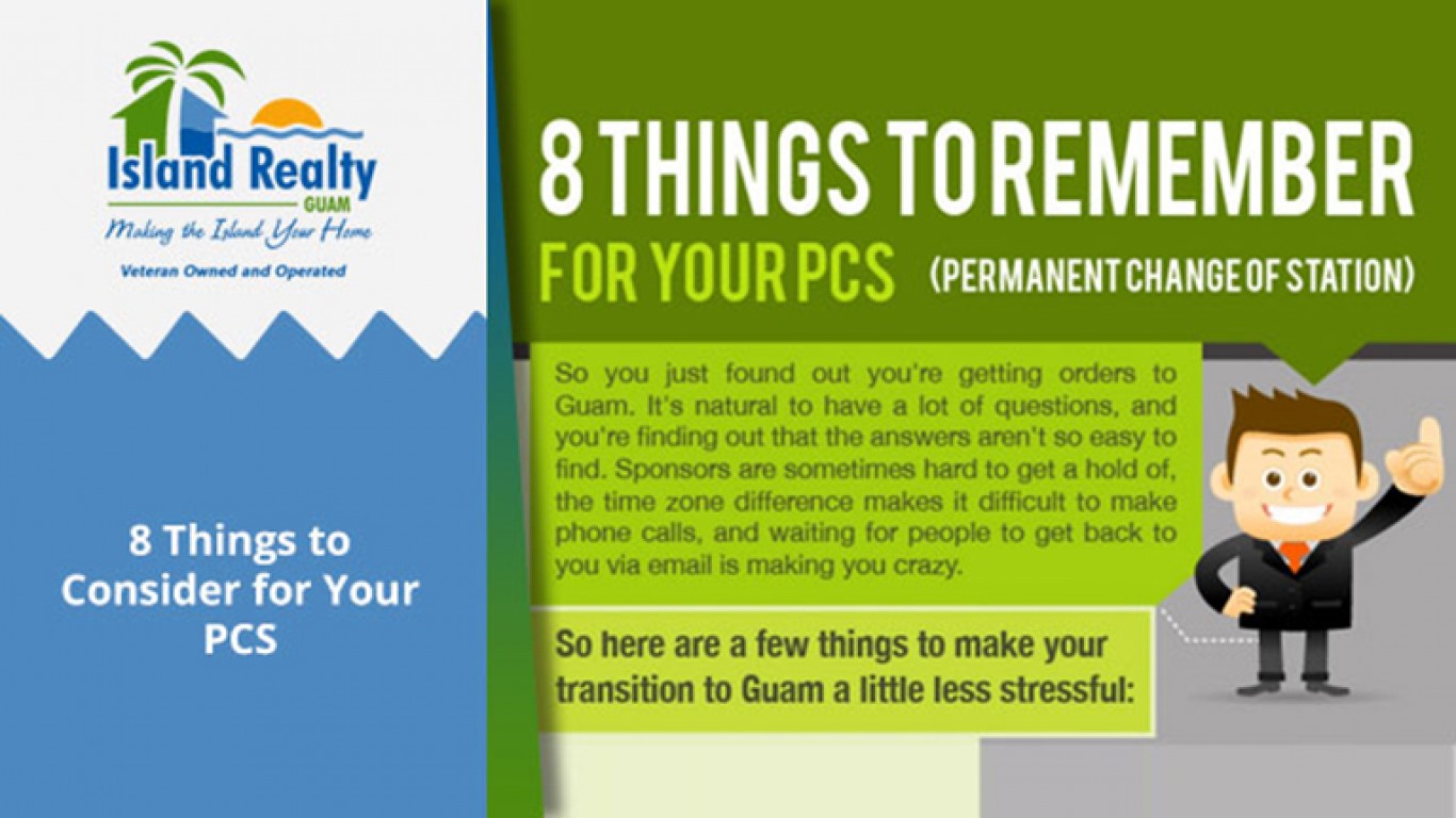 8 Things to Consider for Your PCS (Infographic) | Guam Real Estate ...