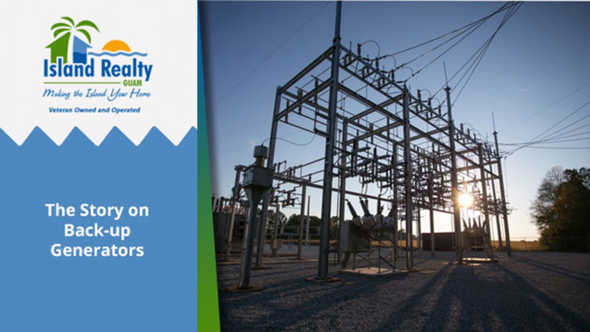 The Story on Back-up Generators | Guam Real Estate | Island Realty